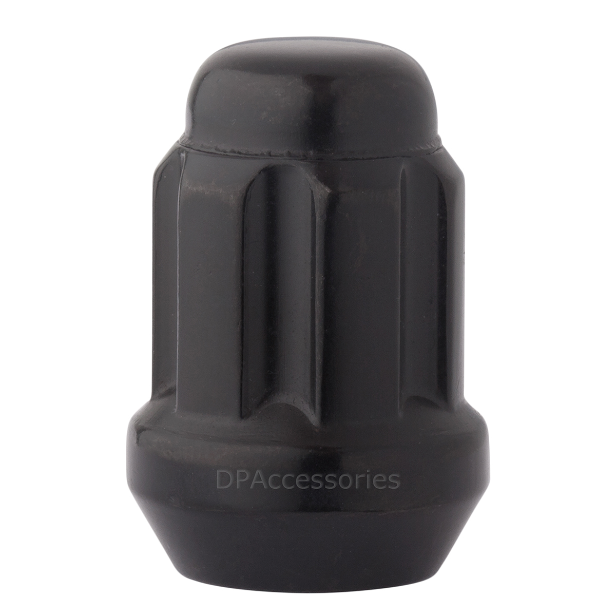 Black Spline Duplex Lug Nuts M14x1.5 Closed End for Aftermarket Wheels ...