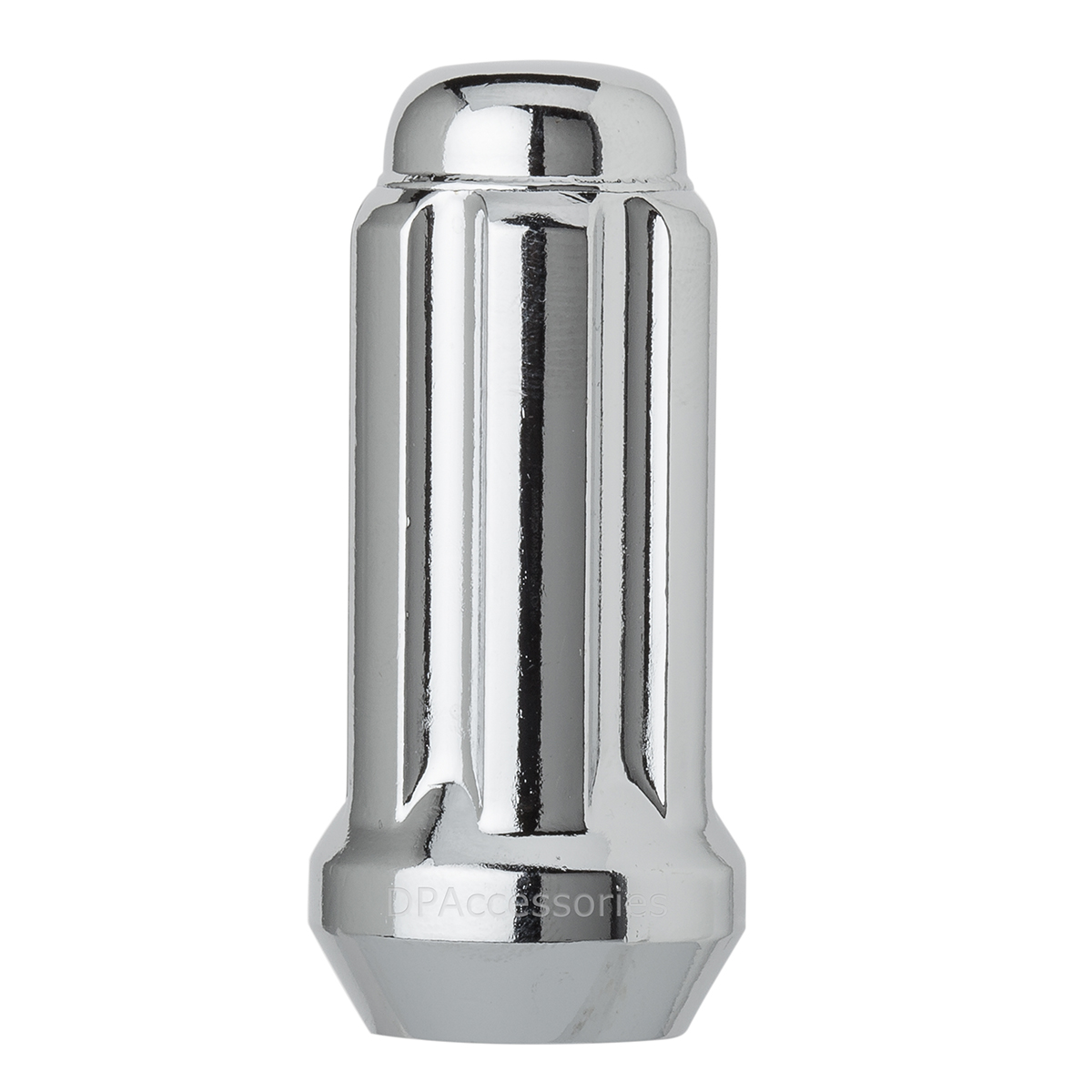 32 Chrome 1/2-20 Closed End Duplex XL Spline Lug Nuts for Aftermarket ...